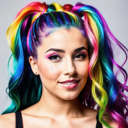 portrait of a cute woman, photo, real, frontal, rain... | OpenArt