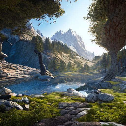 mountain landscape, professional movie shot, photore... | OpenArt