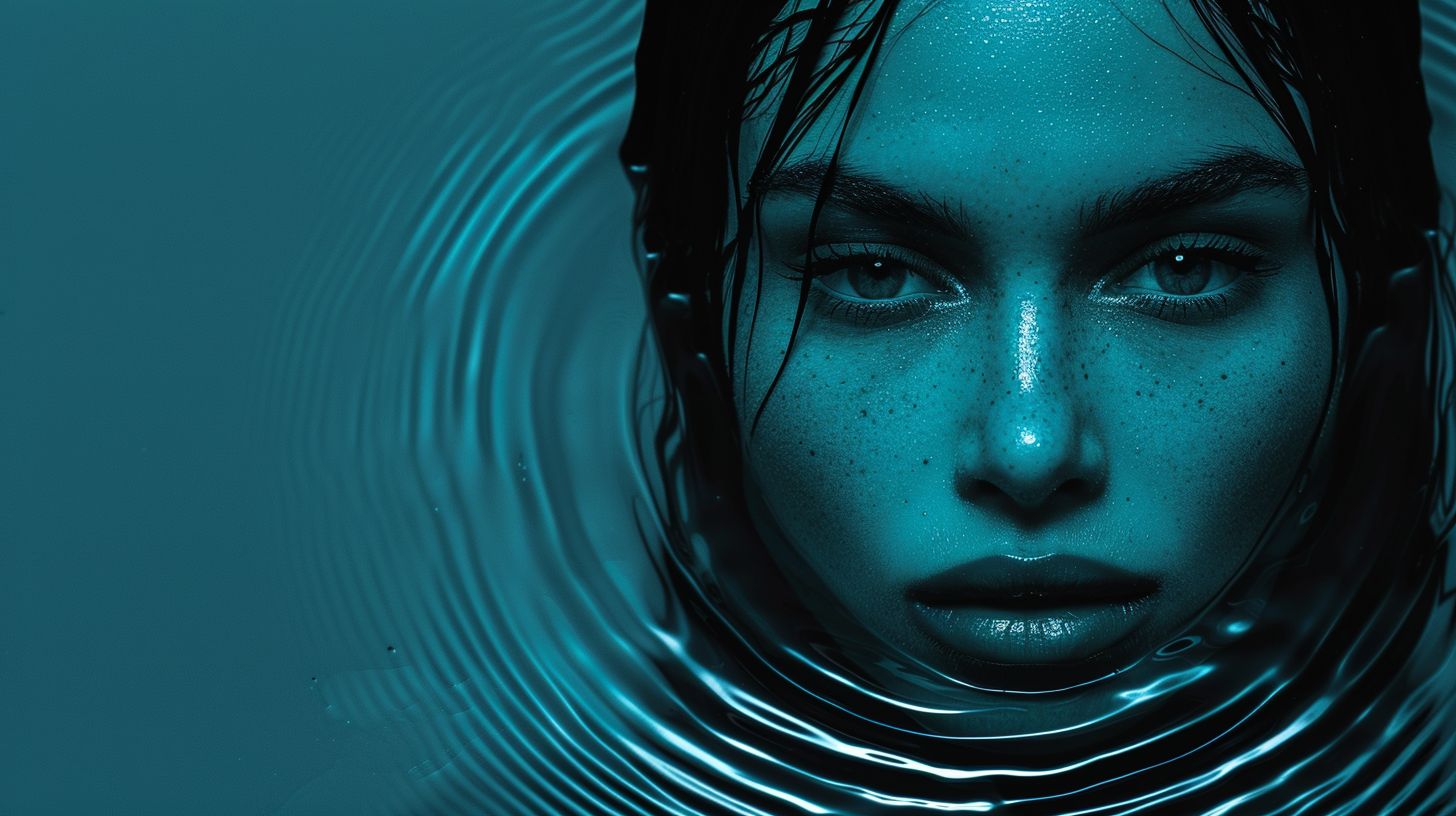 High End Water Fashion Girl Ripple Into Existence