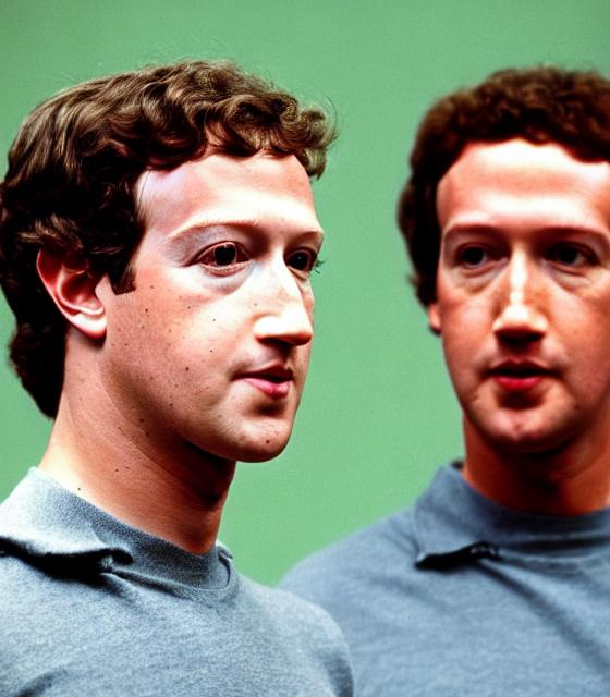 Mark Zuckerberg extremely 1980’s male fashion photo... | OpenArt