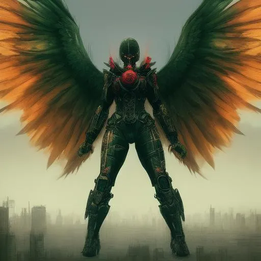 Beautiful female angel of death, radiation, Chernoby... | OpenArt