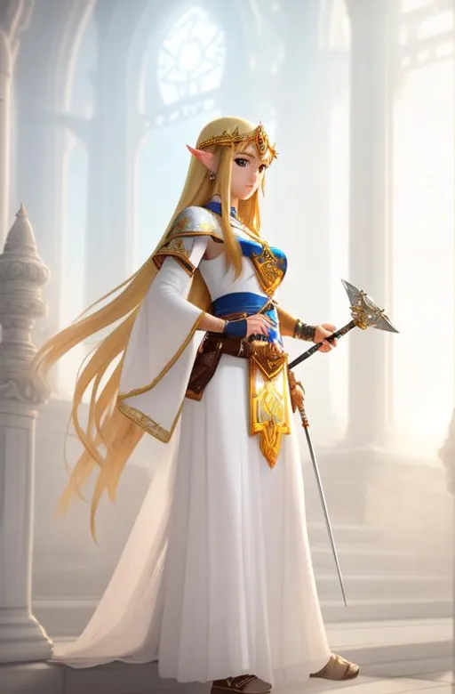 princess zelda, 4k, unreal engine, intricate, highly... | OpenArt