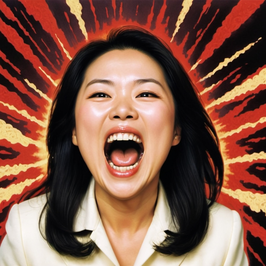 Screaming screaming Screaming mouth mouth mouth hype...