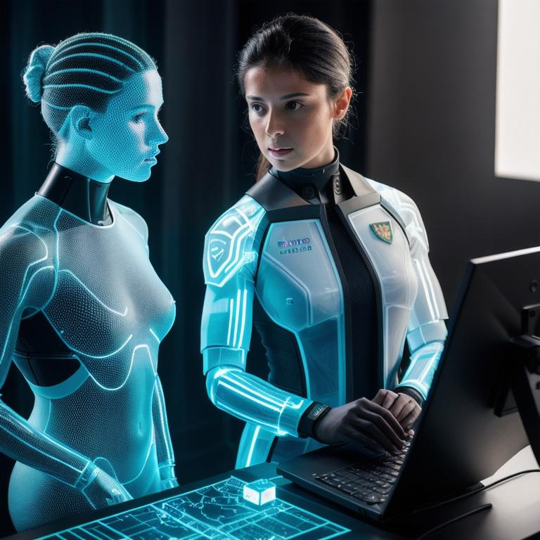 (((a female modern United States Military intelligen...