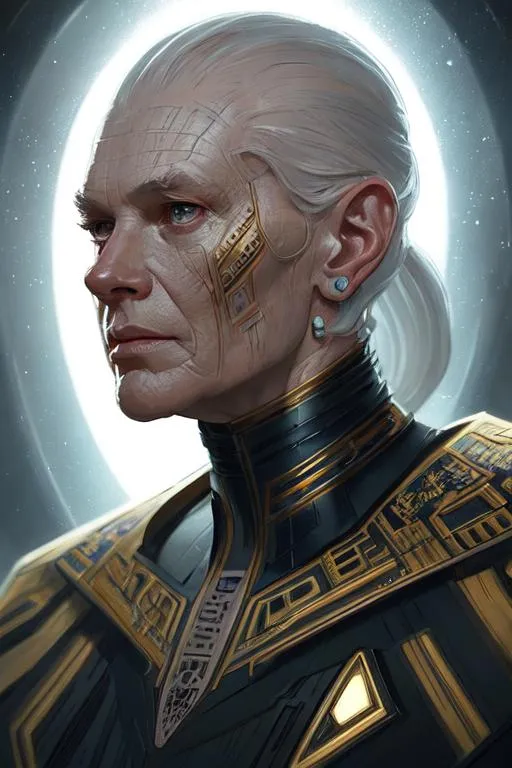 Portrait Borg from Star Trek 2021, diffuse lighting,... | OpenArt