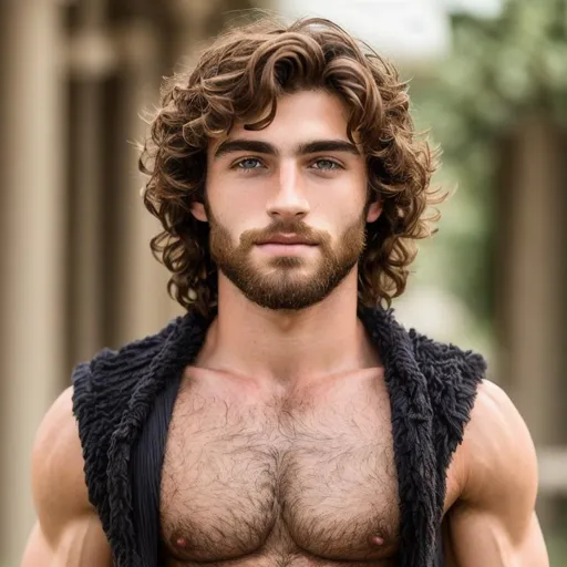Long Shot Photo Of A Ruggedly Handsome 18 Year Old G Openart