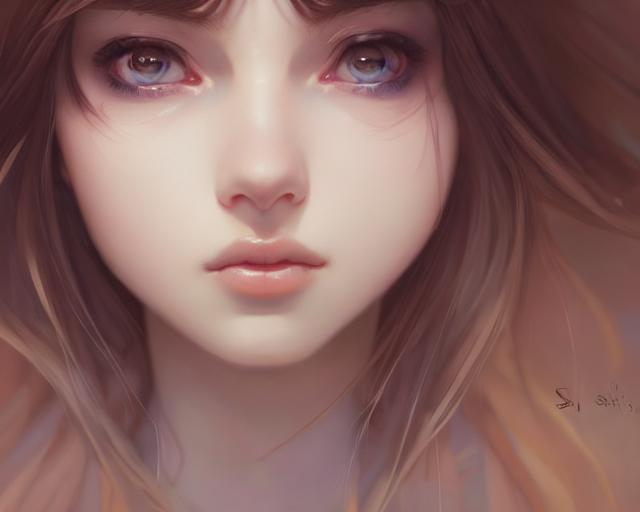 Closeup face portrait of a {emily}, smooth soft skin... | OpenArt