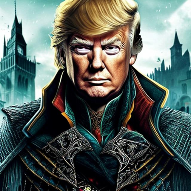 donald Trump as an Assasin creed member