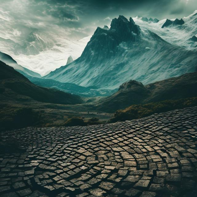 Climactic scenery with grate