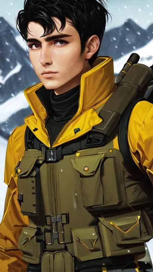 A lightly muscled facially scarred middle aged male... | OpenArt