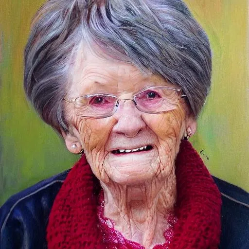 t-posing grandma | OpenArt