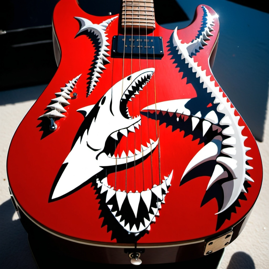 Shark Teeth guitar