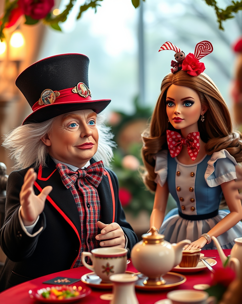 Donald Trump as a completely insane nutcracker Mad...