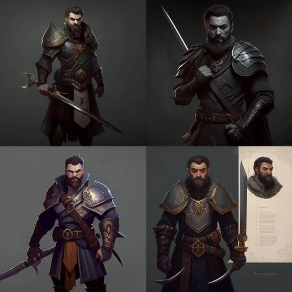 character D&D,raça reborn, paladin of the oath of ve...