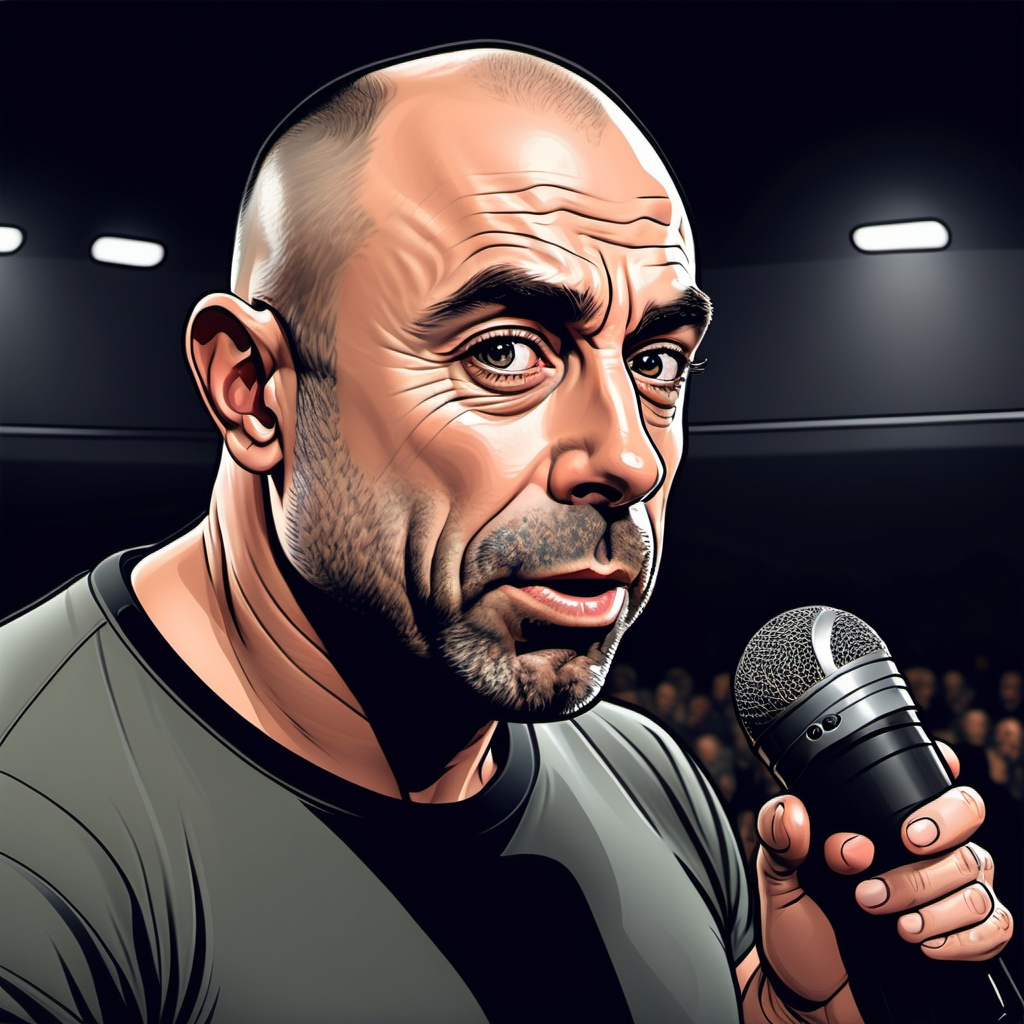 /imagine Joe Rogan Cartoon