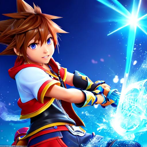 Sora from Kingdom Hearts 3, league of legends splash...
