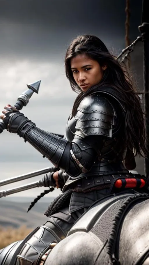 Black and Dark Grey Armor