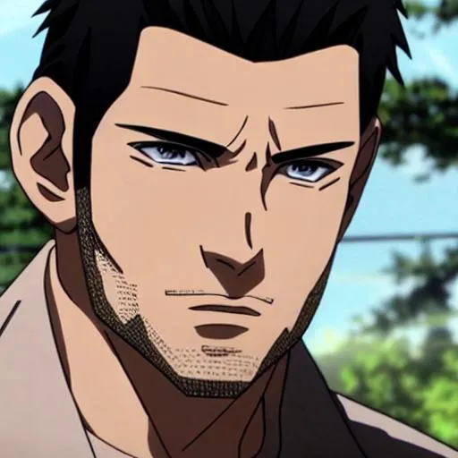 Shane Walsh as an anime character