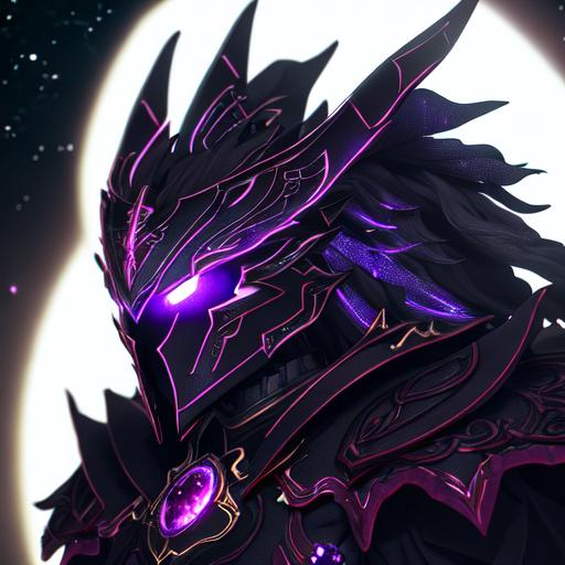 Demonic Crimson Cosmic Armor, and trailing wisps of...