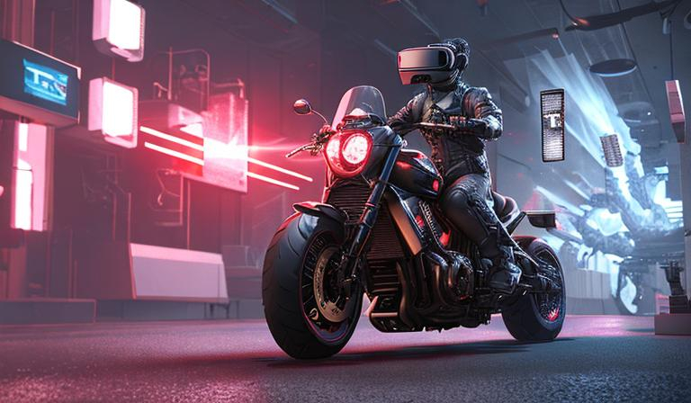 virtual reality, terminator, hybrid input, finely de... | OpenArt