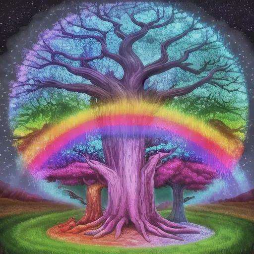 Expressive surrealism digital art Tree o... | OpenArt