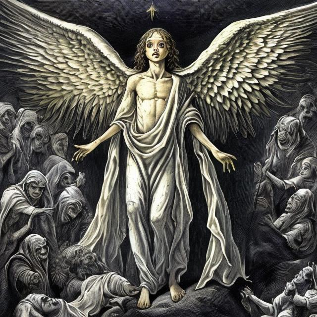 The bizarre & monstrous true appearance of an angel...