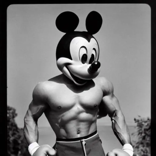 Mickey Mouse playing baseball for the New York Mets | OpenArt