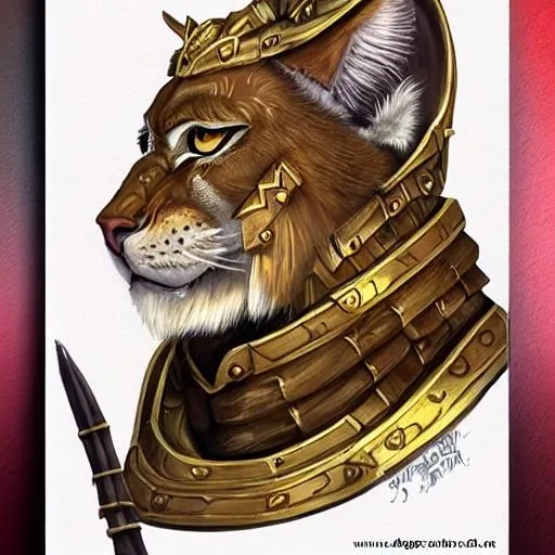 full face and upper body DnD detailed art portrait o...