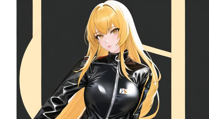 anime girl, standing from the front, standing uprigh... | OpenArt