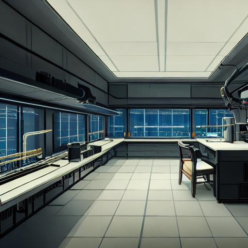 ai laboratory, building, ghost in the shell, studio... | OpenArt
