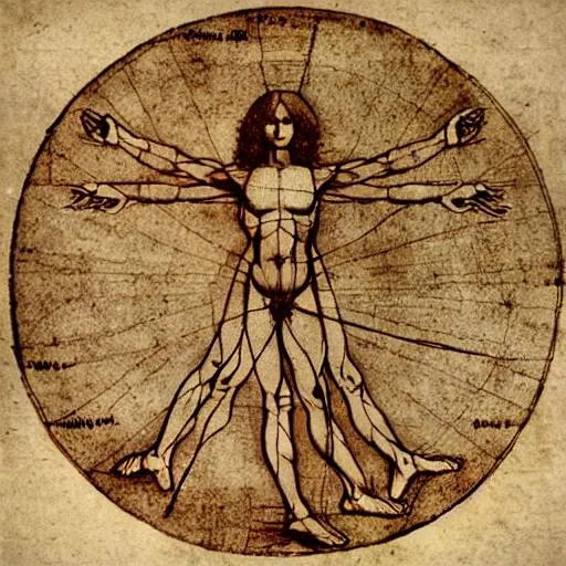 A perfectly centred photograph of a cybernetic Vitru... | OpenArt