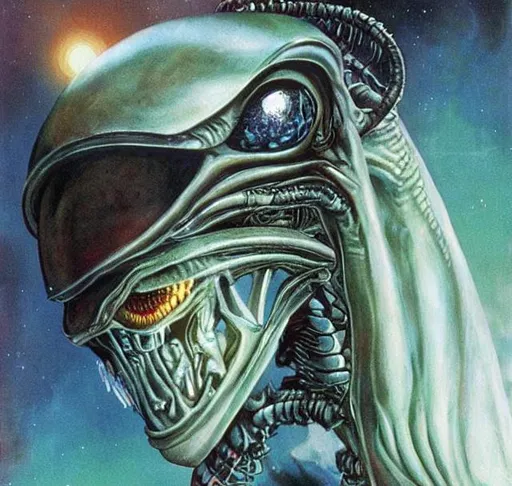 alien, painting, realistic, 80s | OpenArt