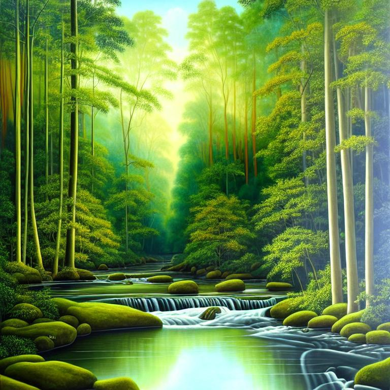 The painting is a stunning example of realism, with... | OpenArt