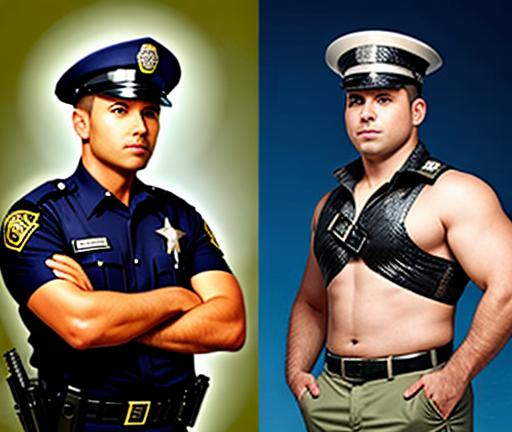 One humanoid snake police officer and one humanoid p...