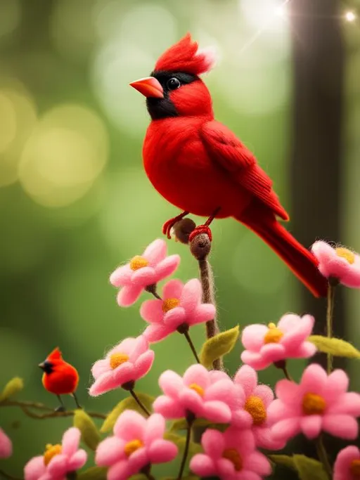 3 cardinals in a tree