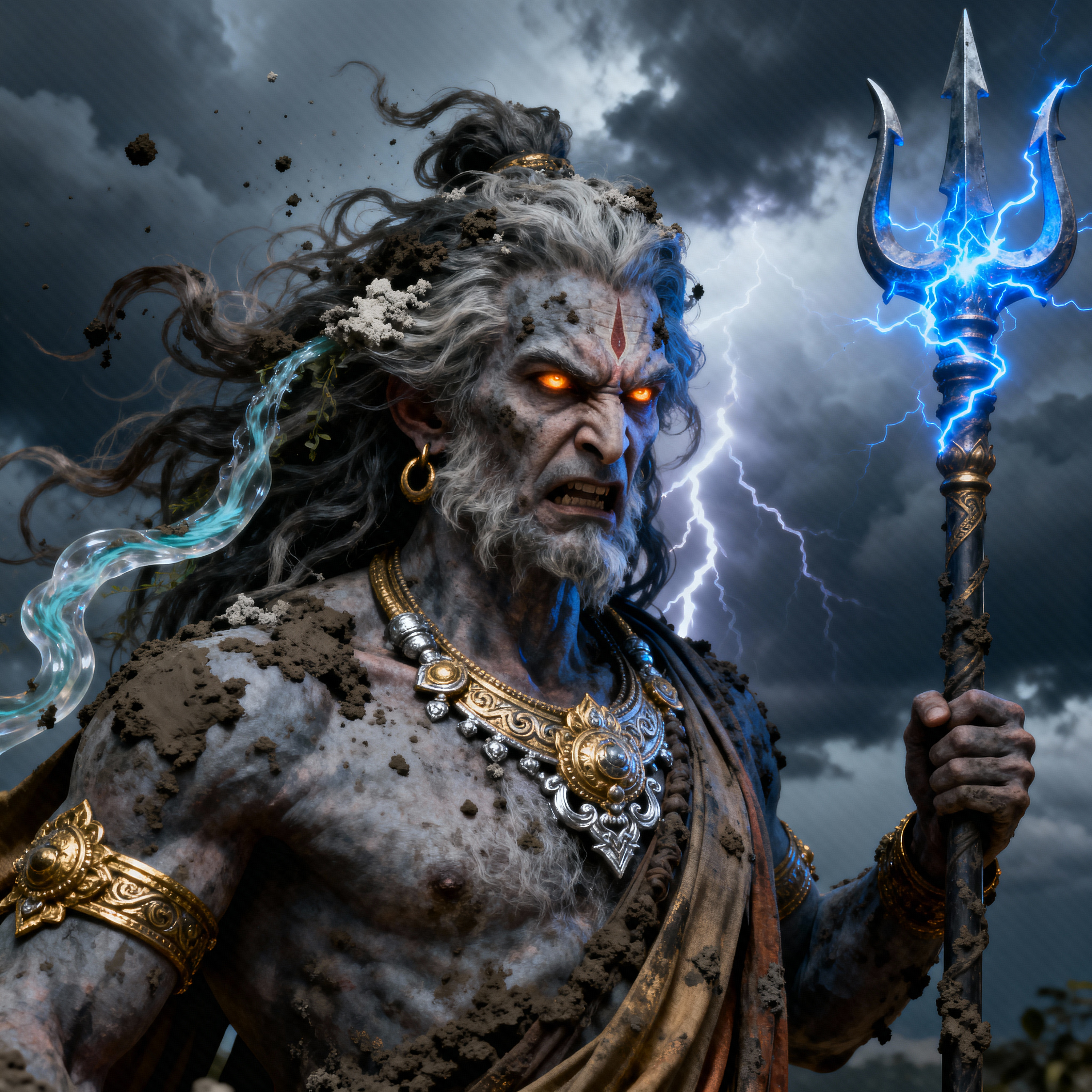 Angry Form (Old Shiva as Rudra) “Ultra-realistic 4K...