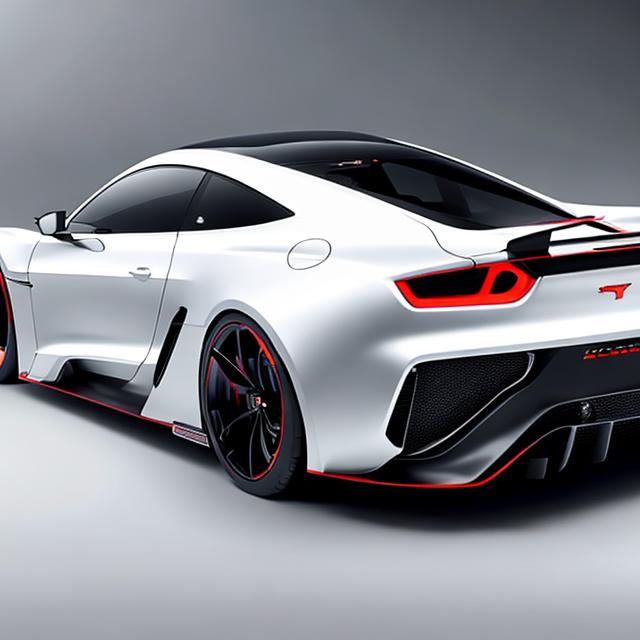 Design a car with sharp headlights, frame with aerod... | OpenArt