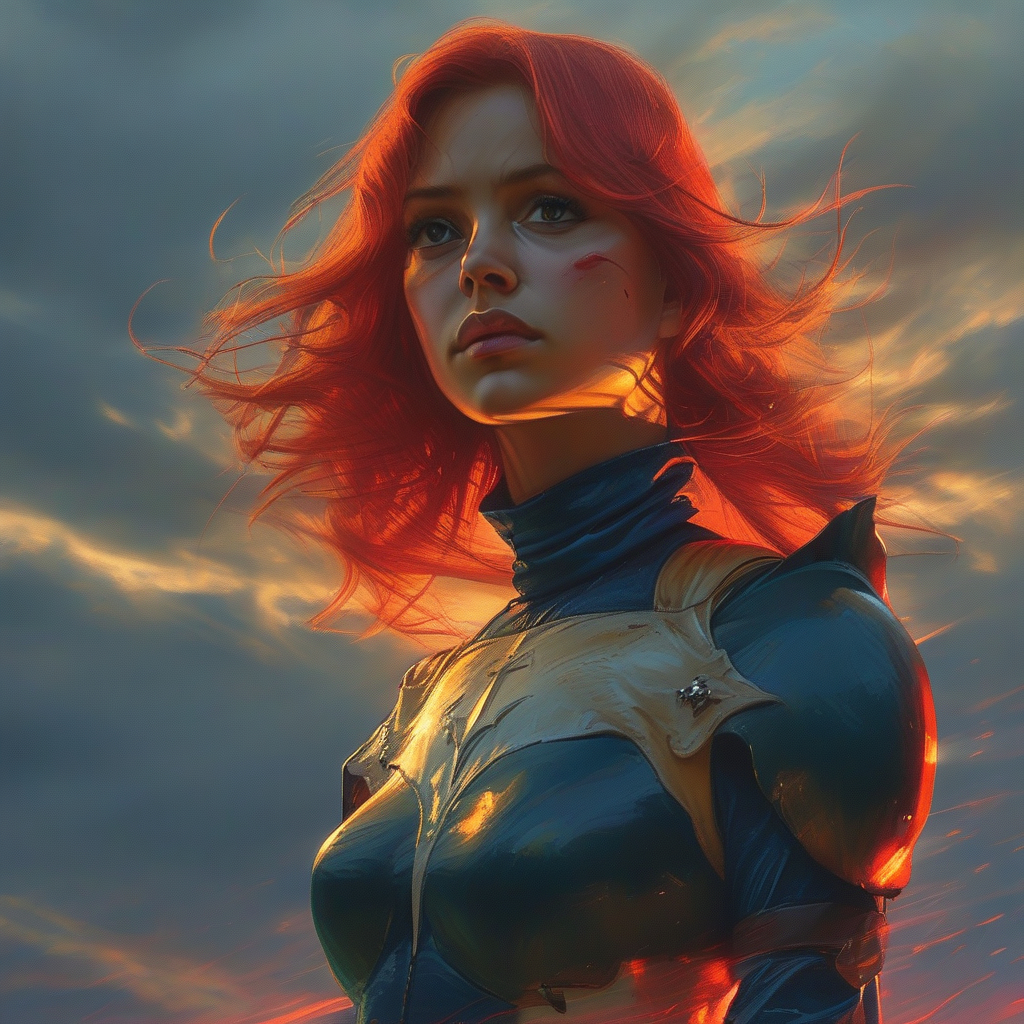 Heroine of the night Blood and thunder rushing throu...