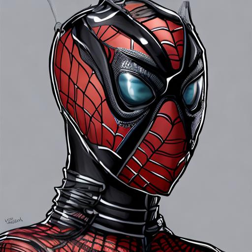 female spidersona masked but madmax style with full... | OpenArt