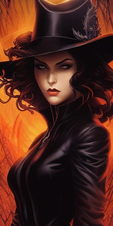 A poster for the very beautiful vampire hunter. Styl... | OpenArt