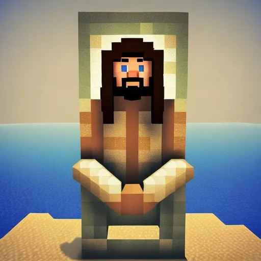 Jesus in Minecraft