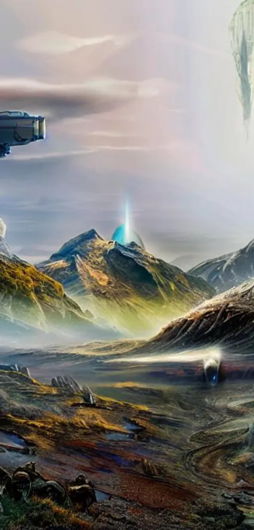 Sci-fi, wild, landscape,4k stunning, | OpenArt