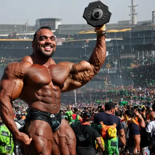 9 billion ton giant bodybuilder