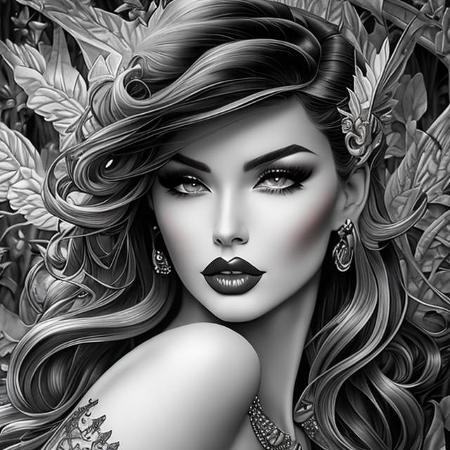 full body pinup by J. Scott Campbell, Attractive gre...