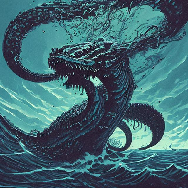 leviathan, eel, enormous fangs