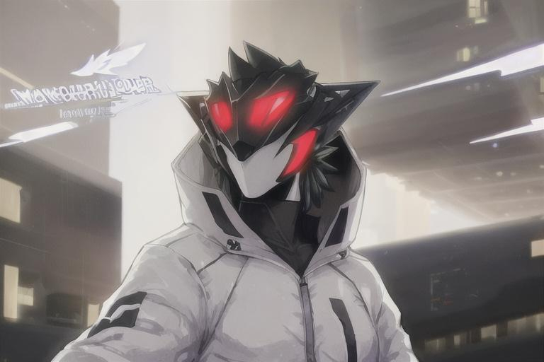 a male protogen fursona, well drawn, masterfully dra... | OpenArt