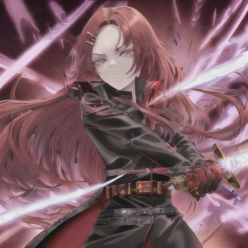 Beautiful female alien hybrid fire orbe, detailed ey... | OpenArt