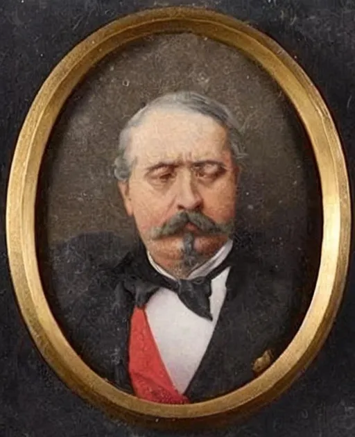 napoleon III Emperor with mustache and goatee ultr... | OpenArt