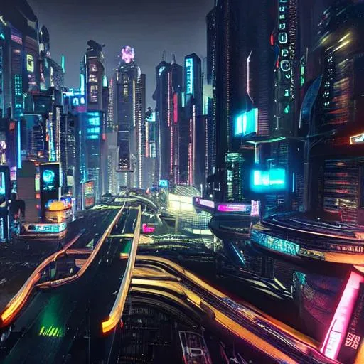 A futuristic Modern city constructed around a huge t... | OpenArt