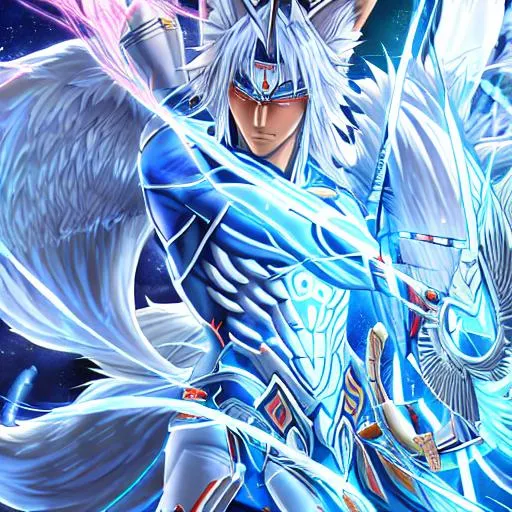 fox-men warrior angel | OpenArt